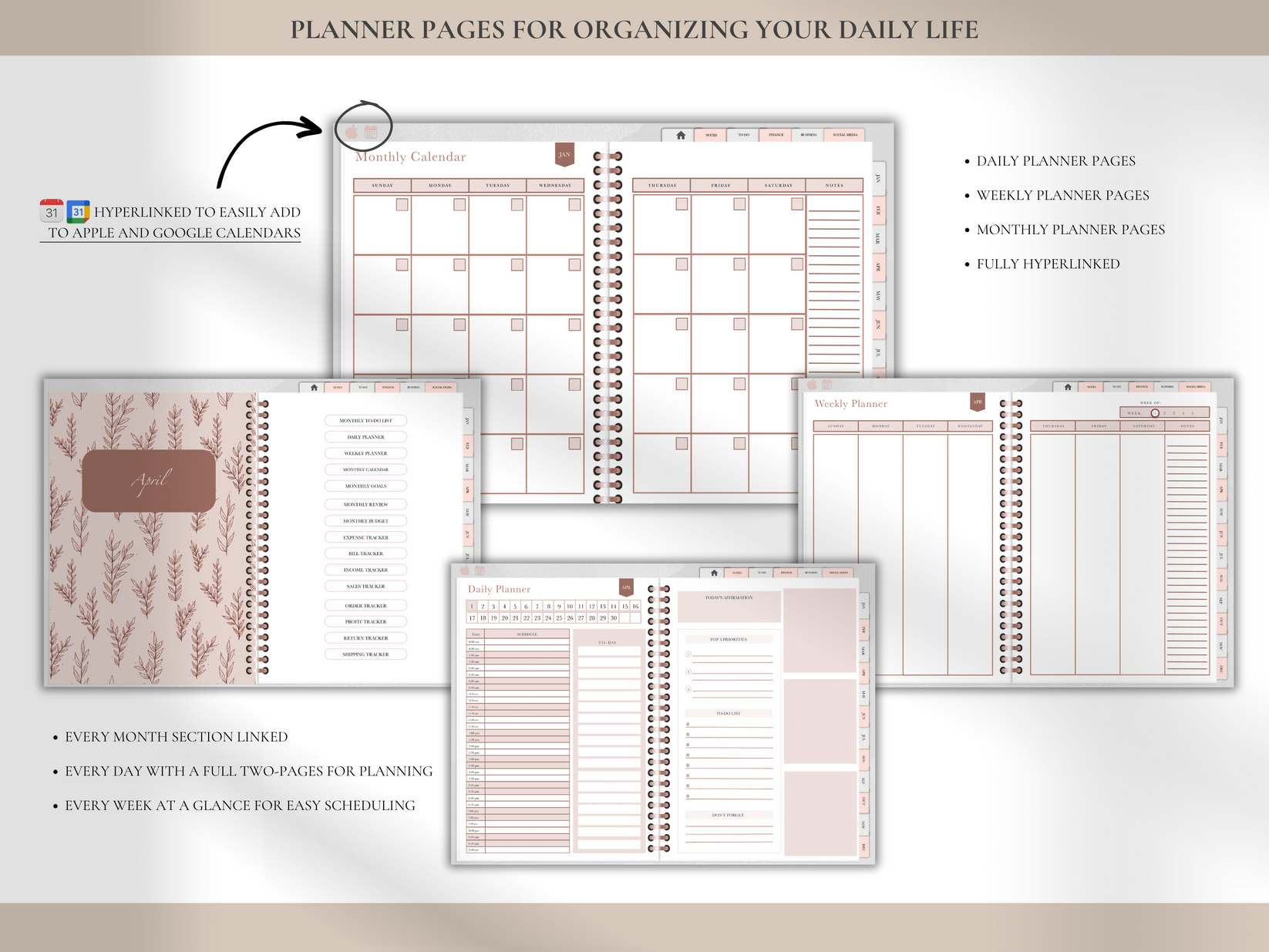 2024 Digital Business Planner For Goodnotes, PLR Planner, The MW Company
