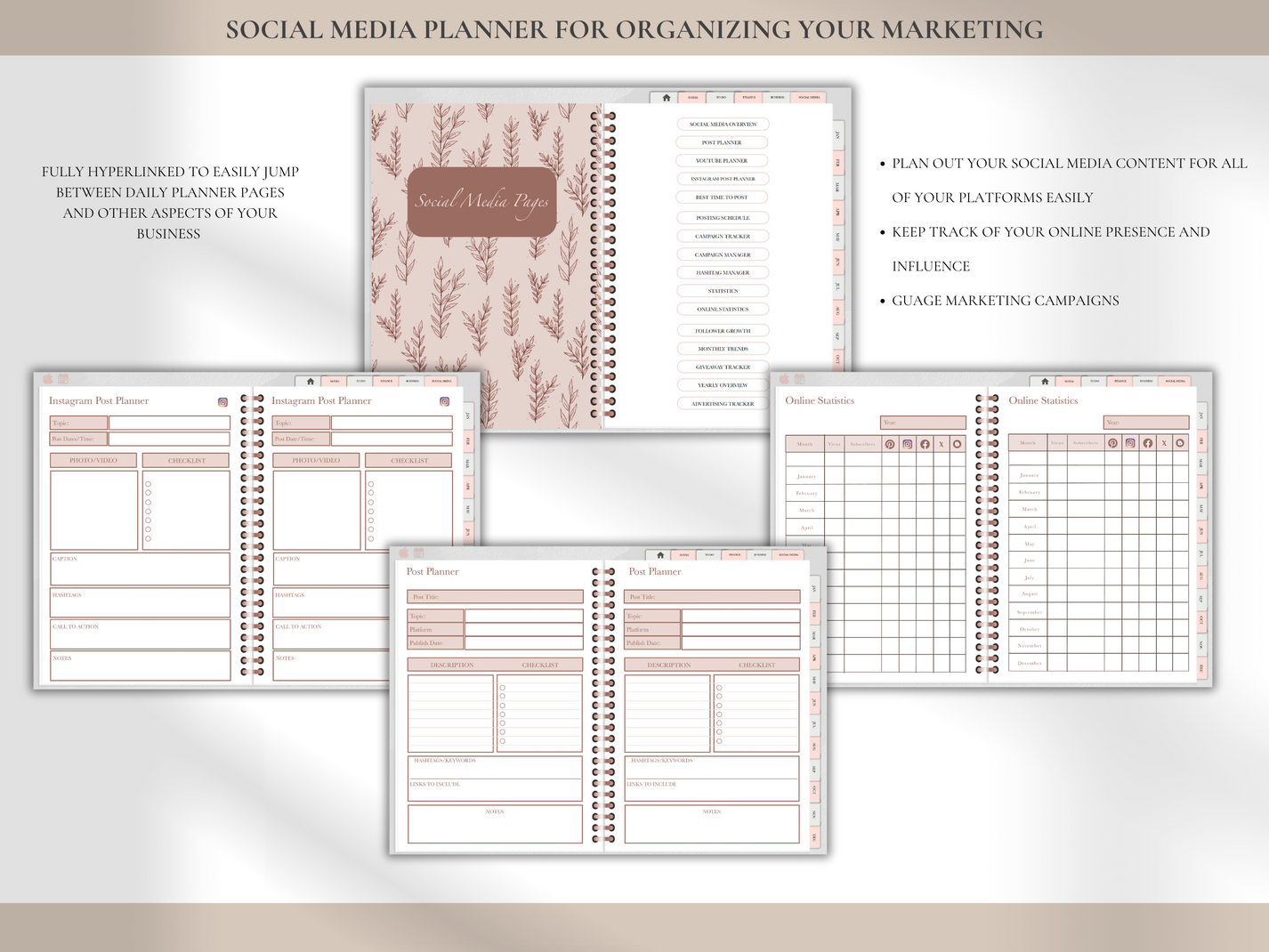 2024 Digital Business Planner For Goodnotes, PLR Planner, The MW Company