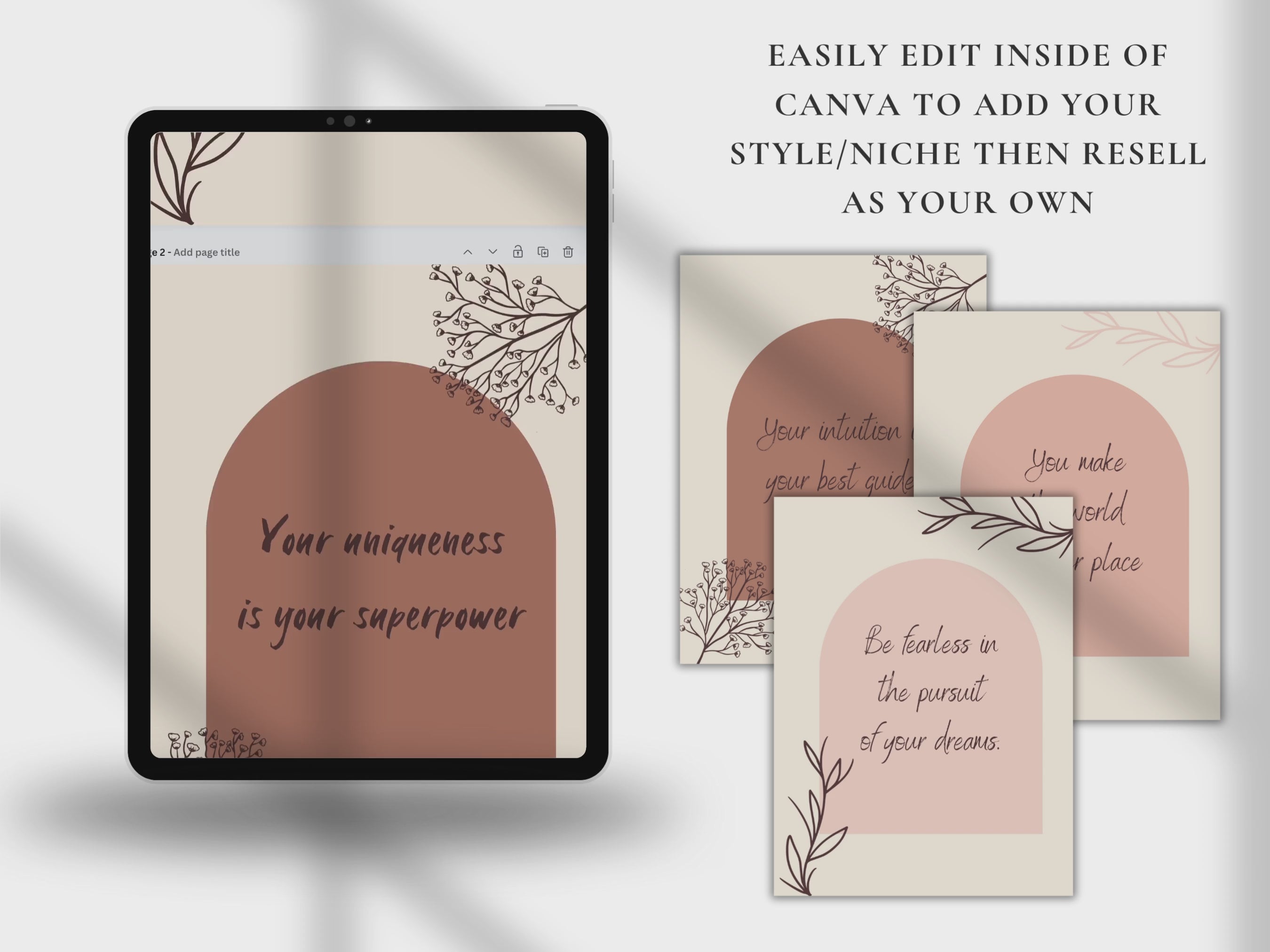 Boho Positivity Cards | Mindfulness Cards | Card Deck | Self Love | Af ...